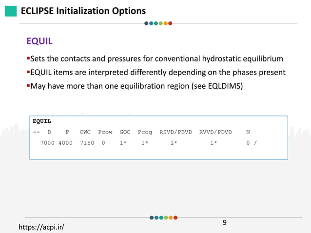 Applied Reservoir Simulation - Initialization.pdf | Chemistry | Science