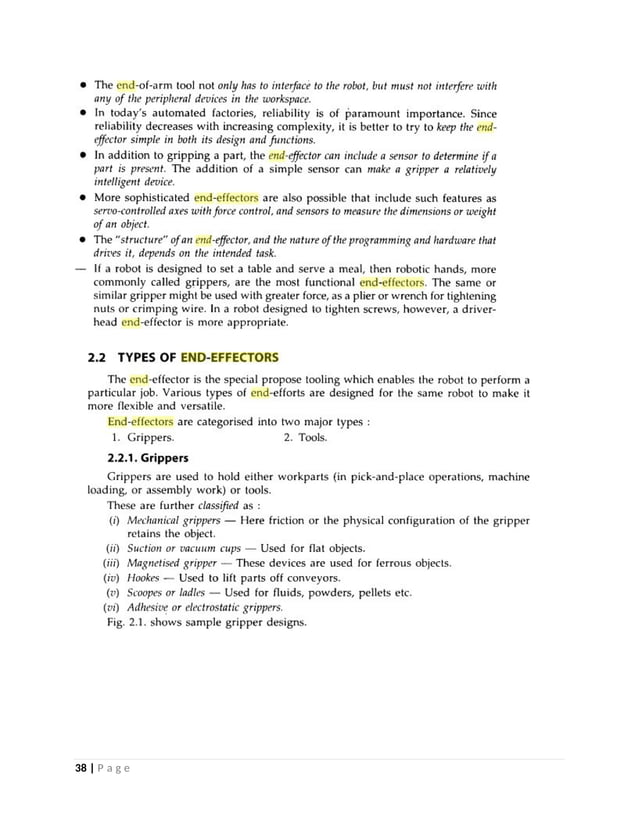 Applied Robotics Engineering Unit 1 ppt by Asl | PDF