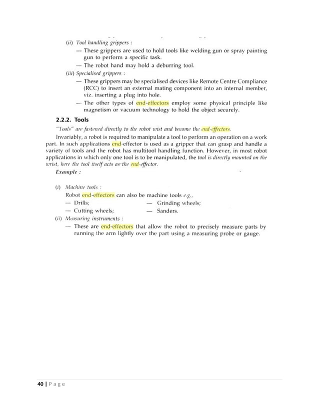Applied Robotics Engineering Unit 1 ppt by Asl | PDF