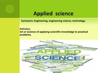 Applied science final | PPT