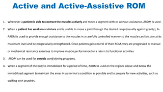 Applied sciences of rom exercises | PPTX
