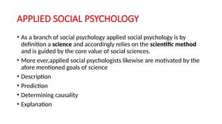 APPLIED SOCIAL PSYCHOLOGY personal space and crowding.pptx