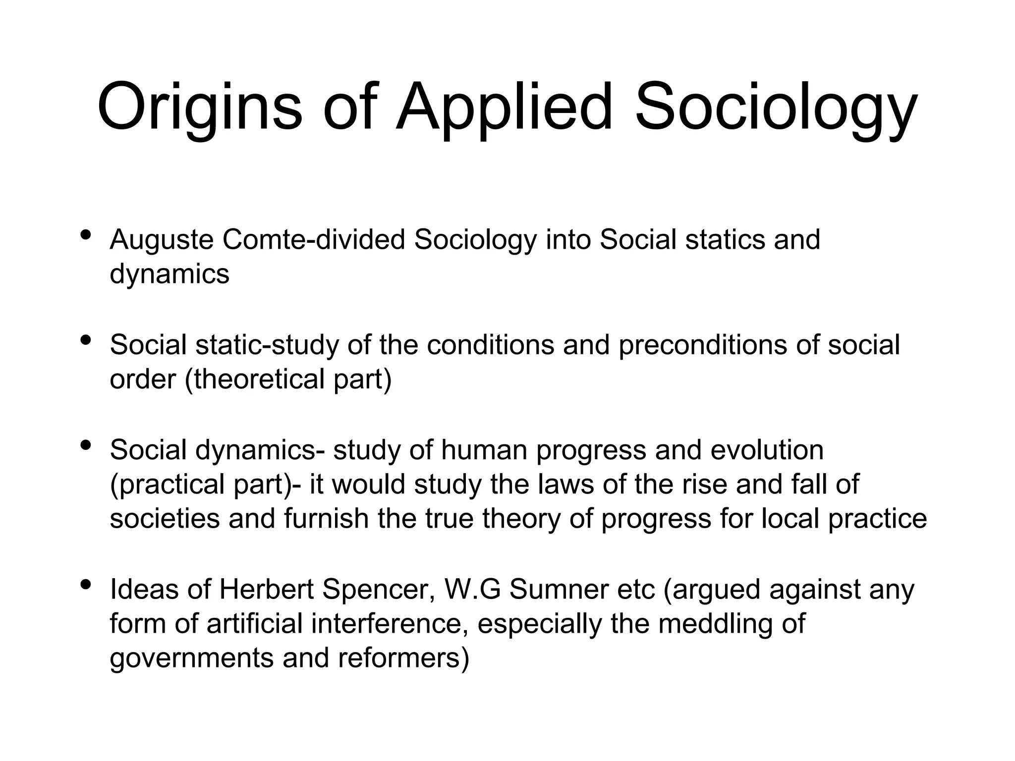 Applied sociology | PPTX