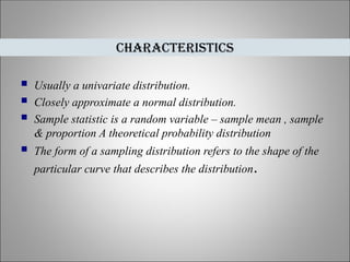 (Applied Statistics) Sampling and Sampling Distributions | PPT
