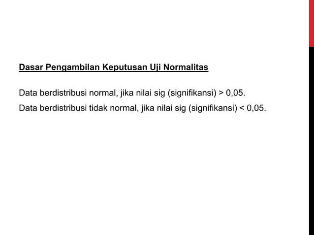 APPLIED STATISTIC - UJI NORMALITAS DATA.pptx