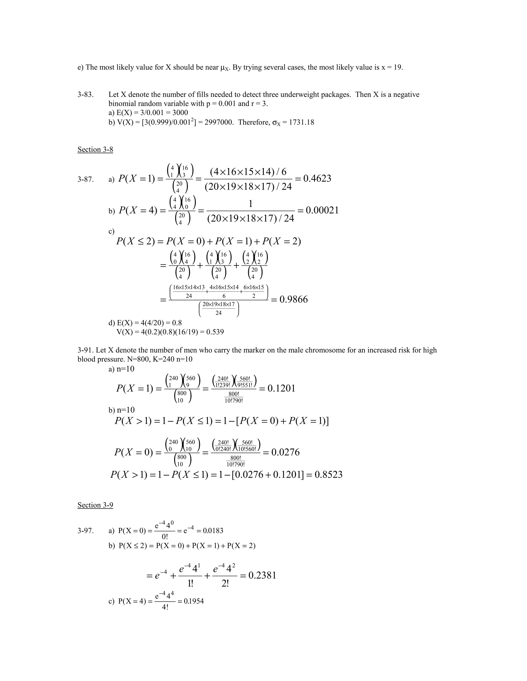 Applied statistics and probability for engineers solution montgomery && runger | PDF