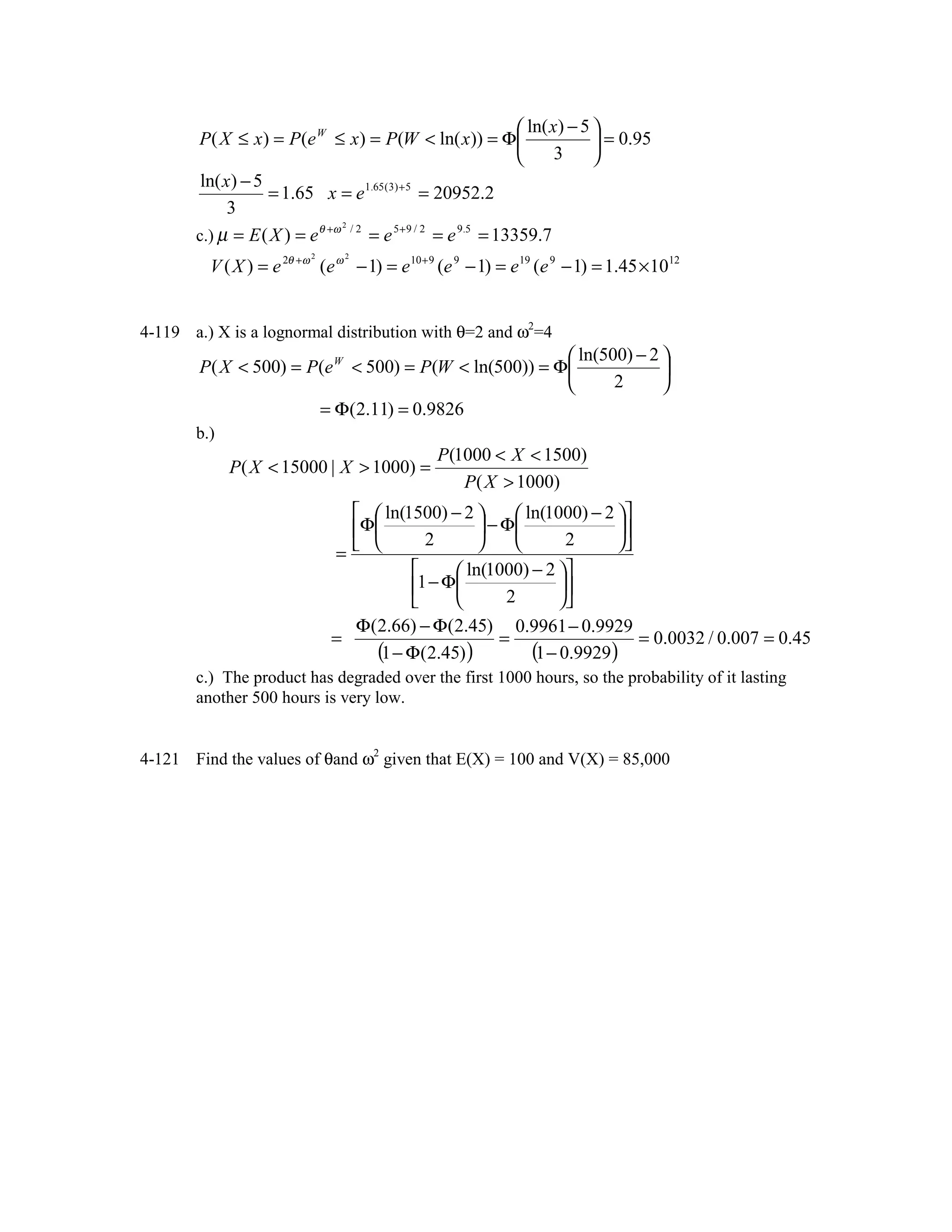 Applied statistics and probability for engineers solution montgomery && runger | PDF