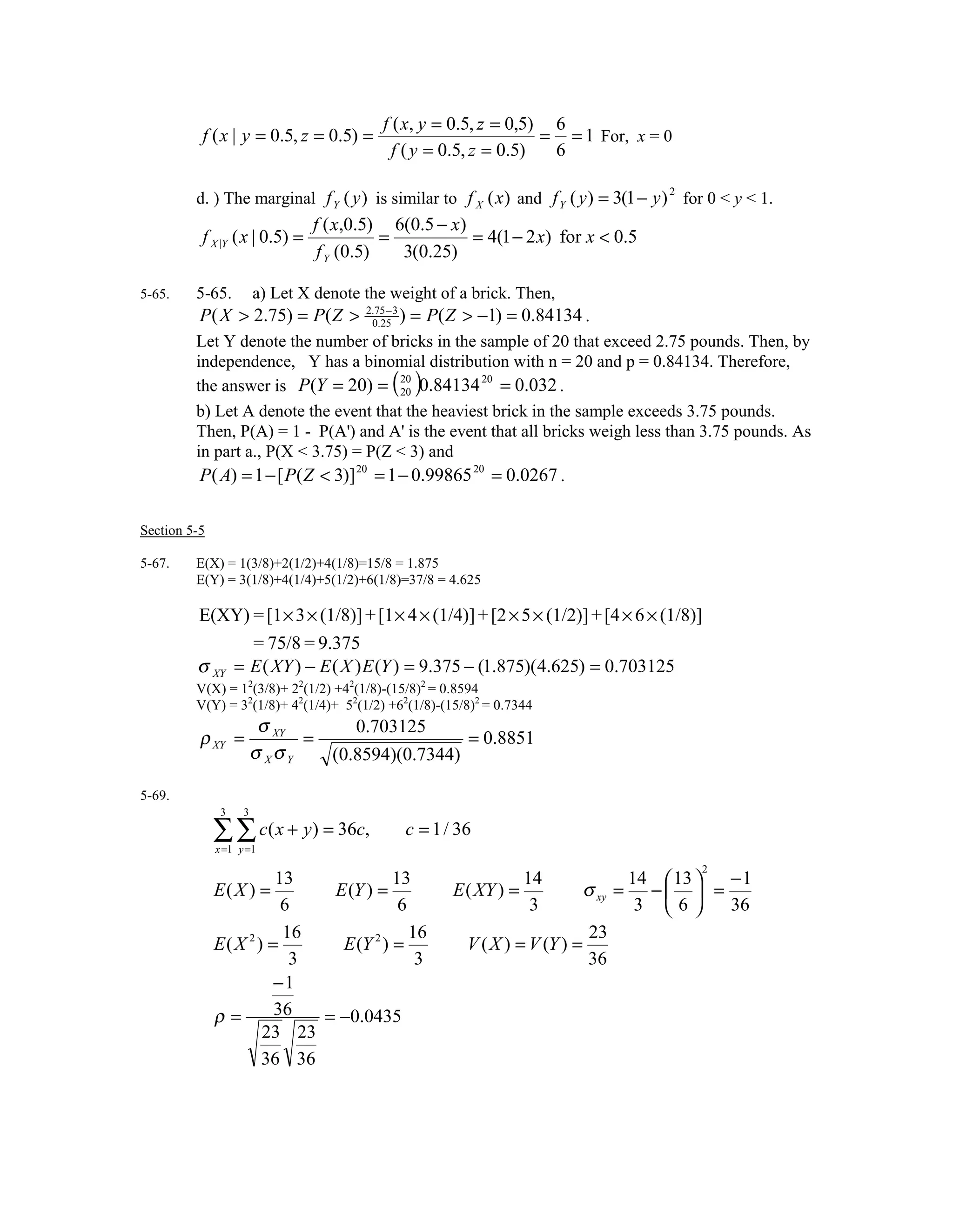 Applied statistics and probability for engineers solution montgomery && runger | PDF