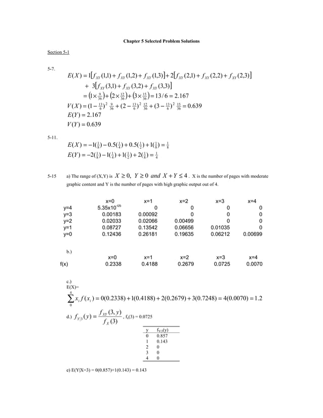 Applied statistics and probability for engineers solution montgomery ...