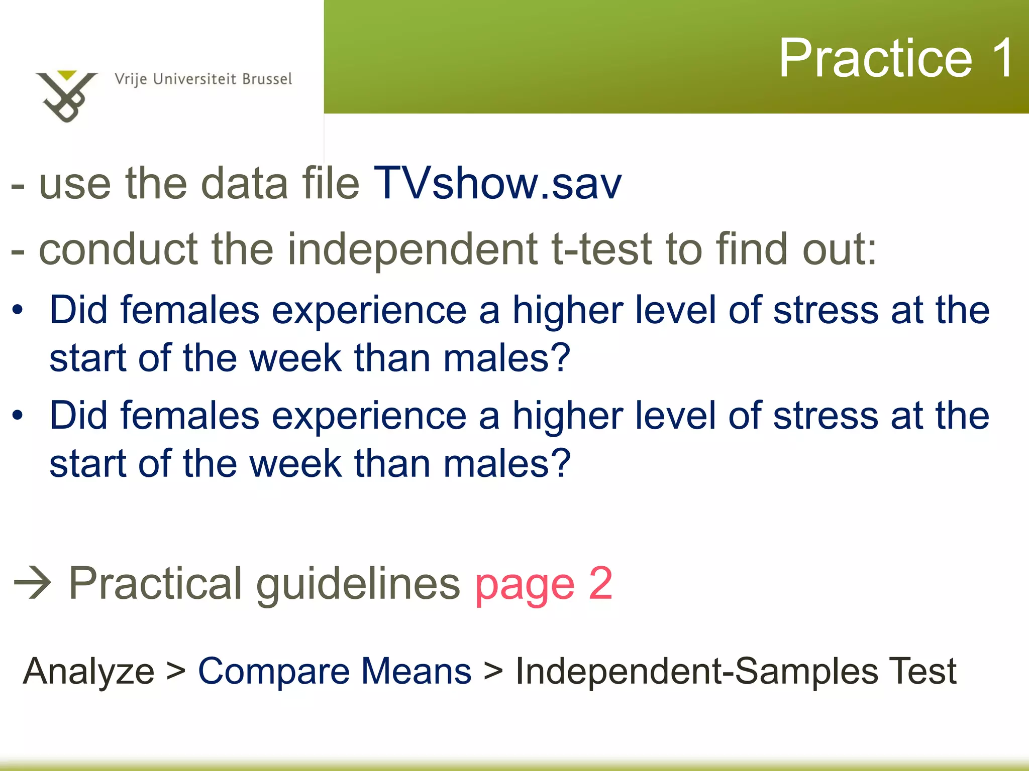 Applied statistics lecture_3 | PPT