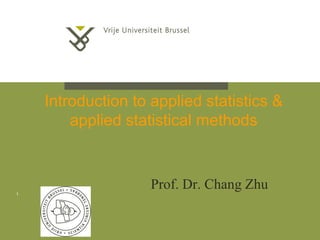 Applied statistics lecture_3 | PPT