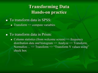 Applied statistics part 5 | PPTX