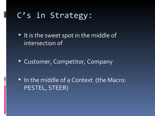 Applied strategy | PPT