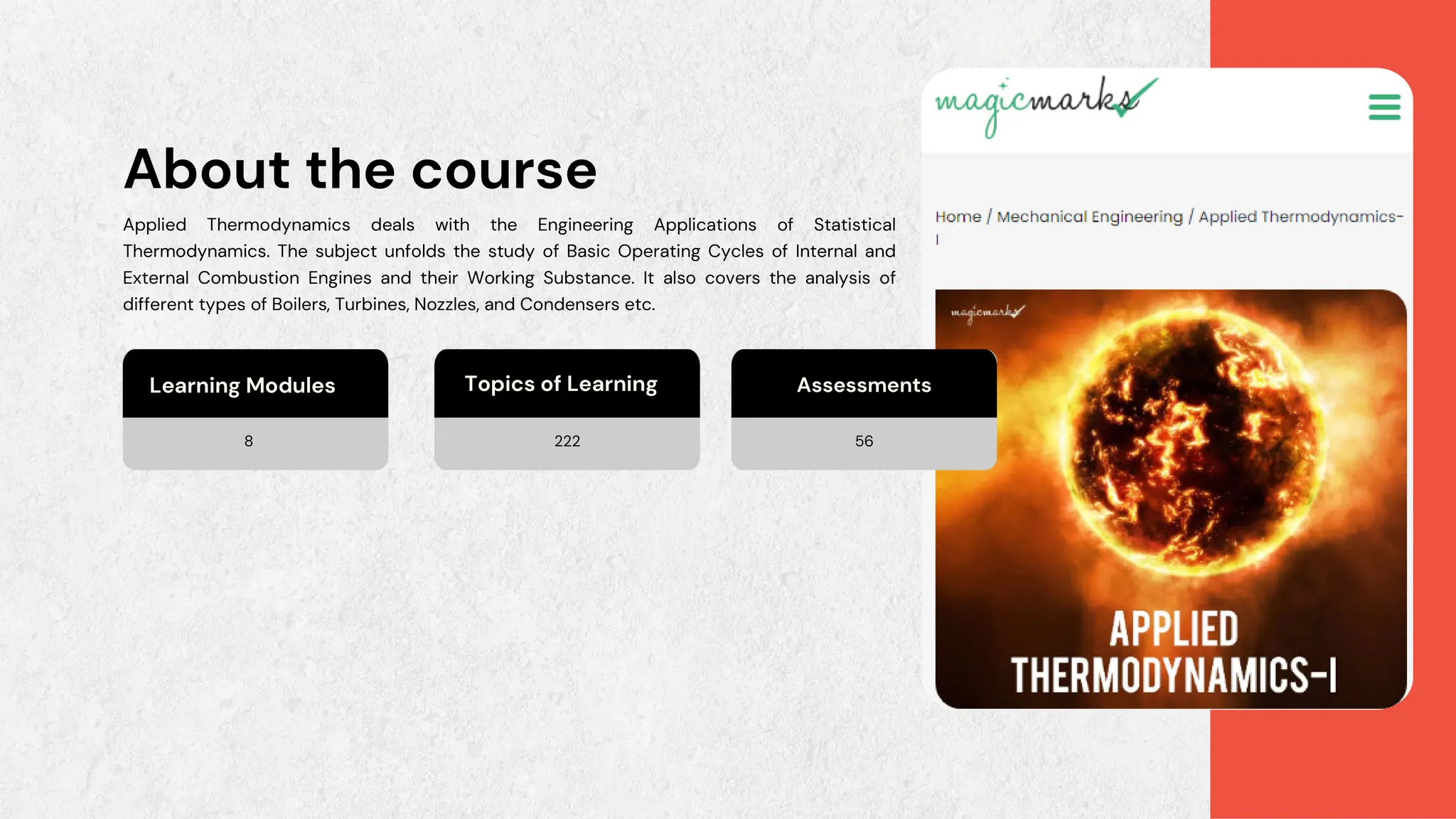 Learn the concepts of Thermodynamics on Magic Marks | PPT