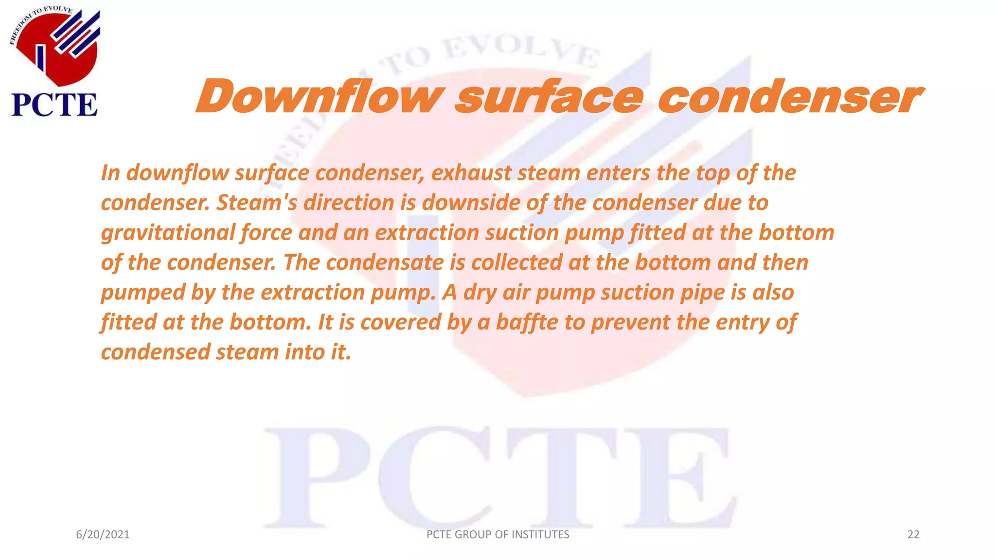 Working & Application of Condensers | What are Condensers Presentation ...