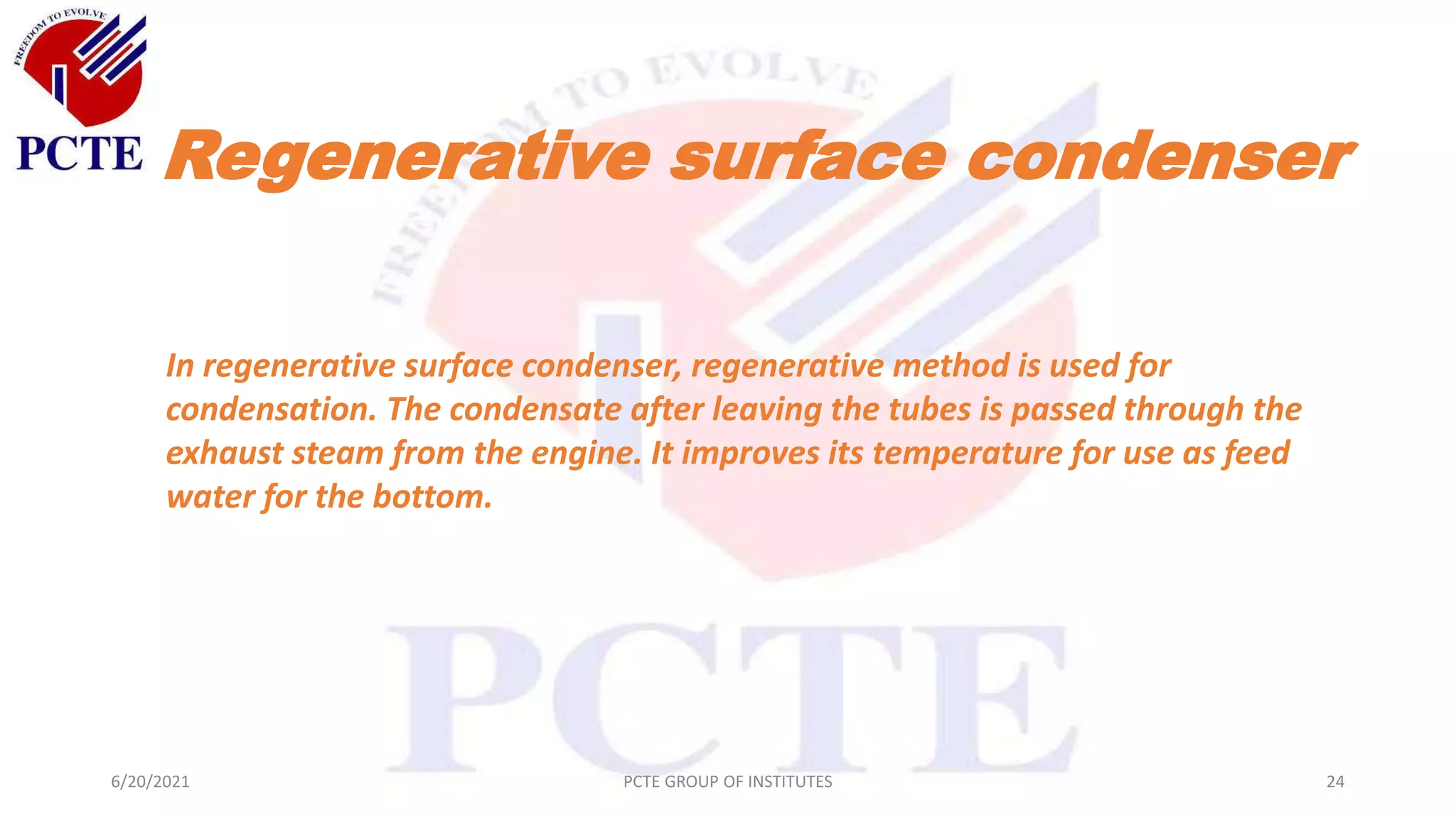 Working & Application of Condensers | What are Condensers Presentation ...