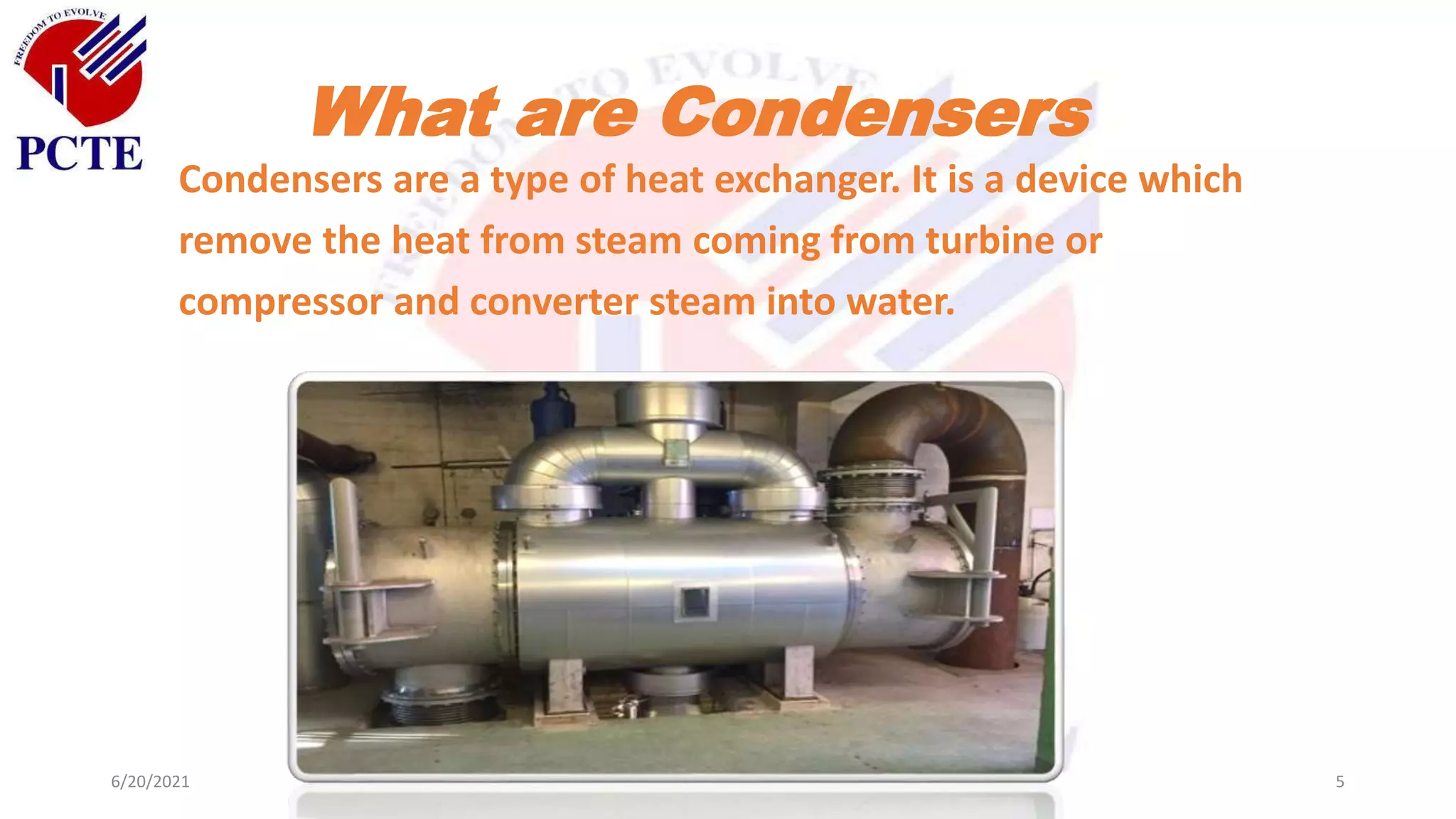 Working & Application of Condensers | What are Condensers Presentation ...