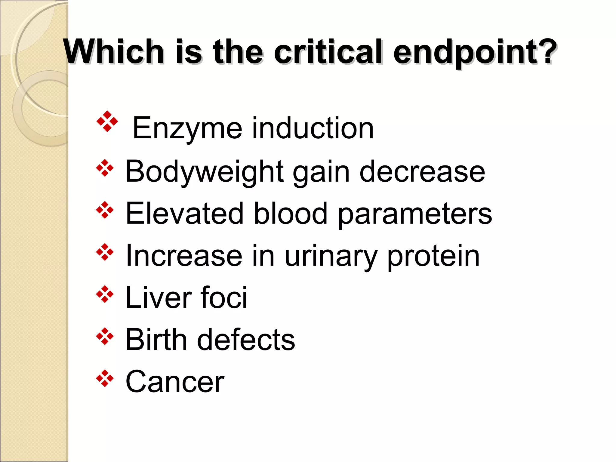 Applied toxicology chemical risk assessment | PPT