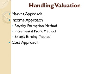 Applied valuation approach of intangible assets | PDF