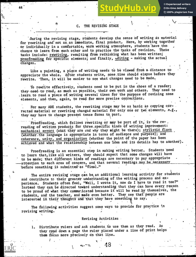 Applied Writing A Writing Skills Curriculum For Adult Learners. Second ...