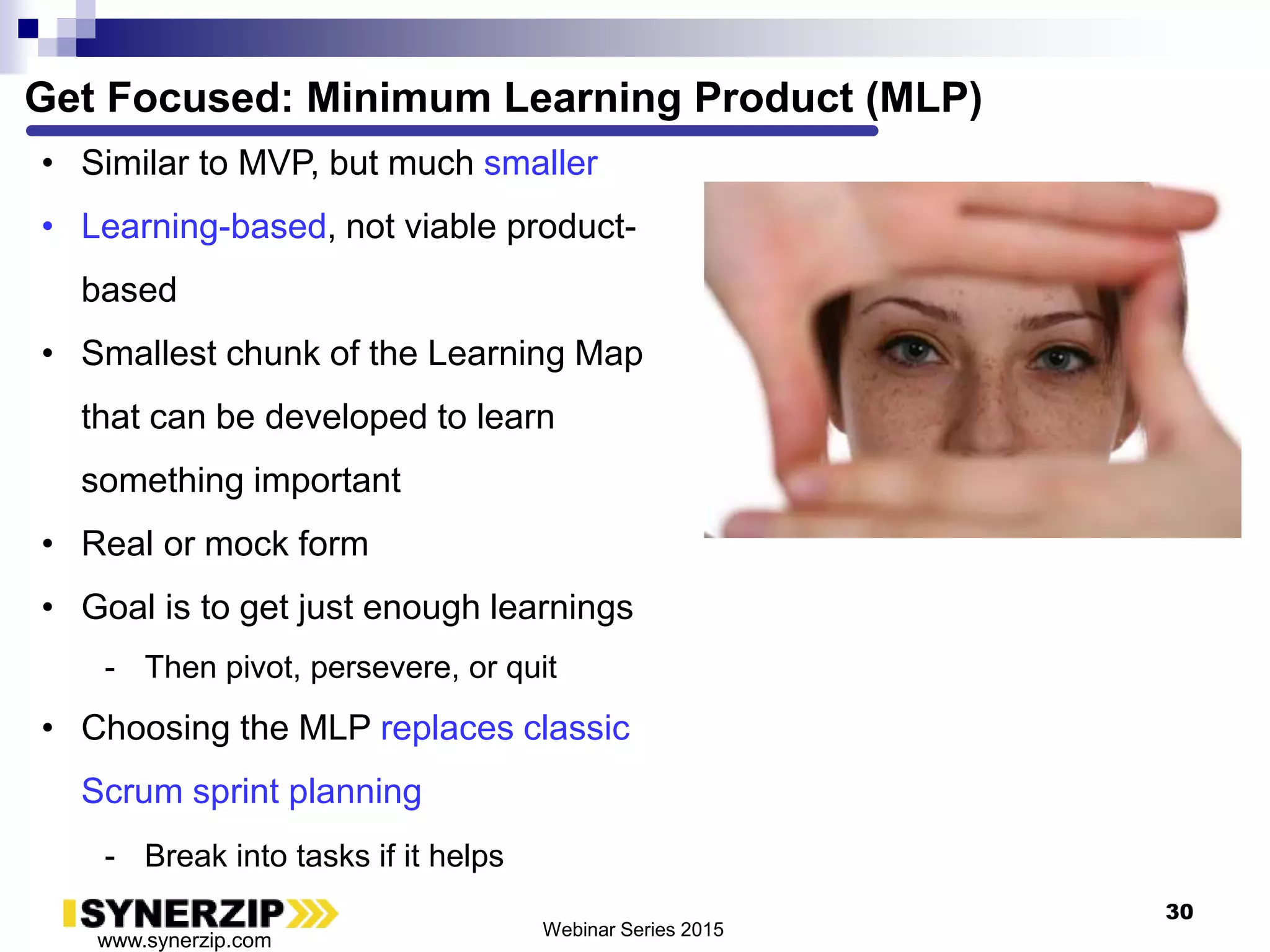 Applying Lean Startup Principles to Agile Projects | PPT