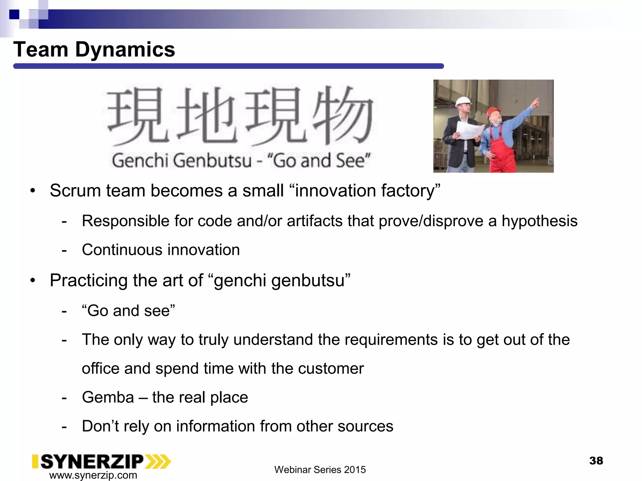 Applying Lean Startup Principles to Agile Projects | PPT