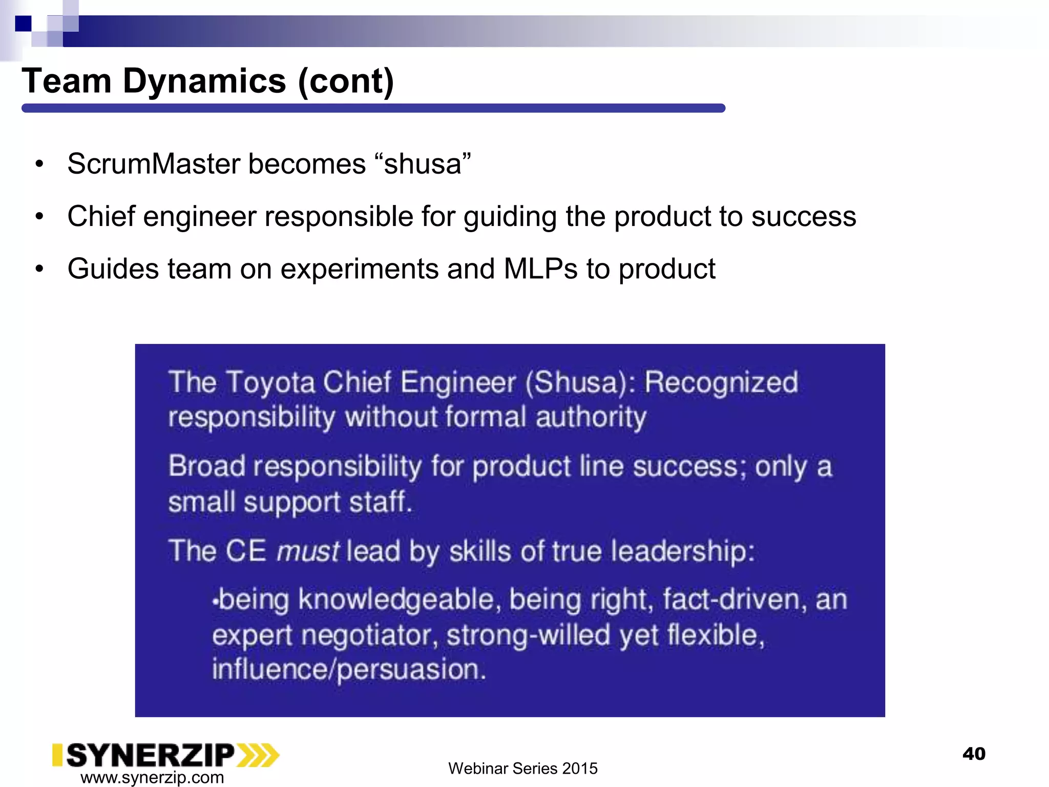 Applying Lean Startup Principles to Agile Projects | PPT