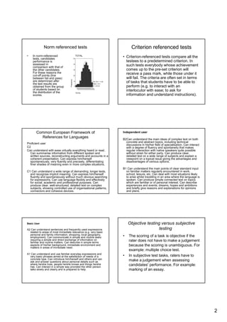 Language Testing :kinds of tests | PDF