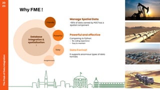 Applying Feature Manipulation Engine FME in Oil and Gas industry ...