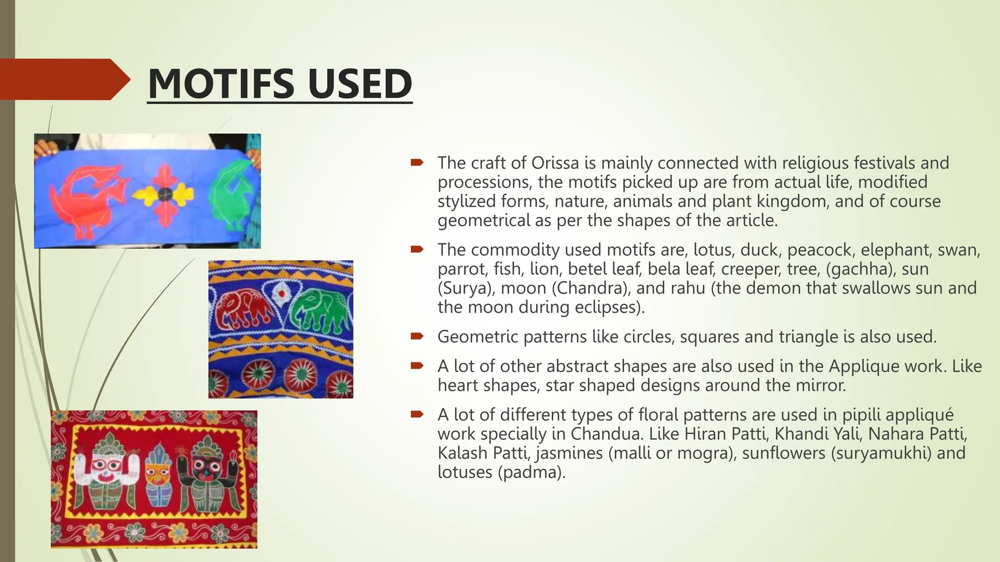 Applique/ Pipli work embroidery ppt.pptx