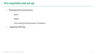 Applitools eyes workshop | PPTX