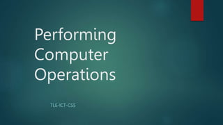 appllication-software-performing compter operations | PPTX