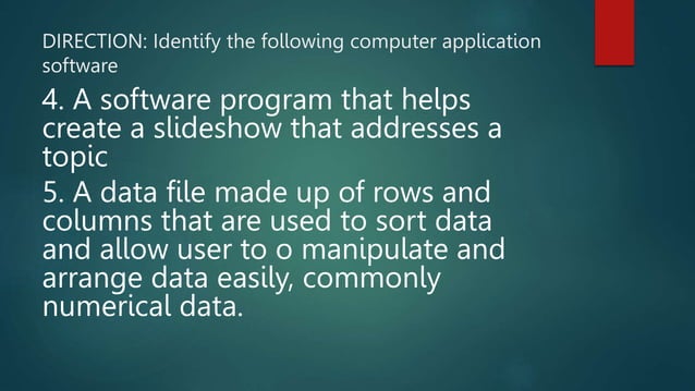 appllication-software-performing compter operations | PPTX