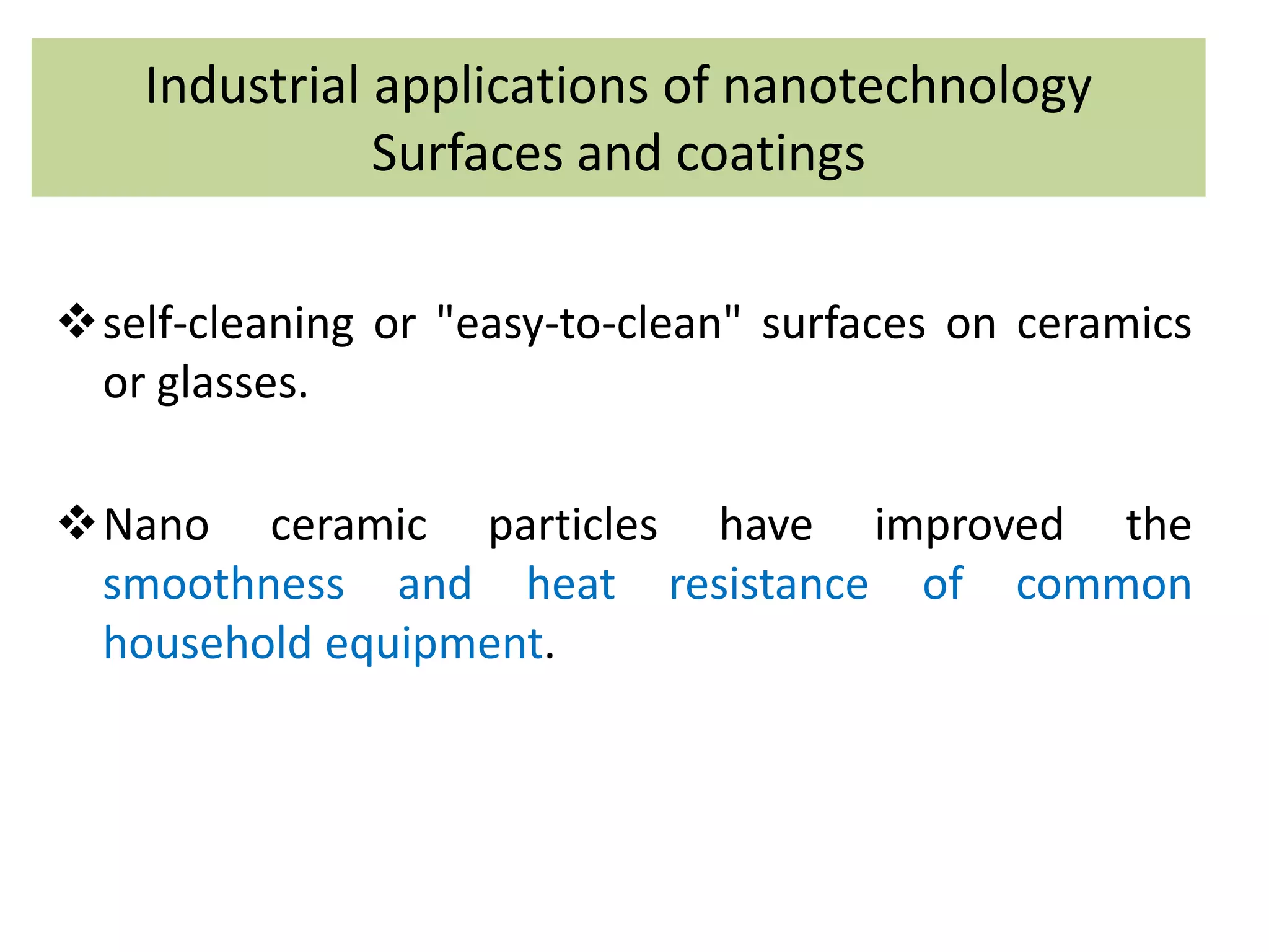 Applications of Nanomaterials | PDF