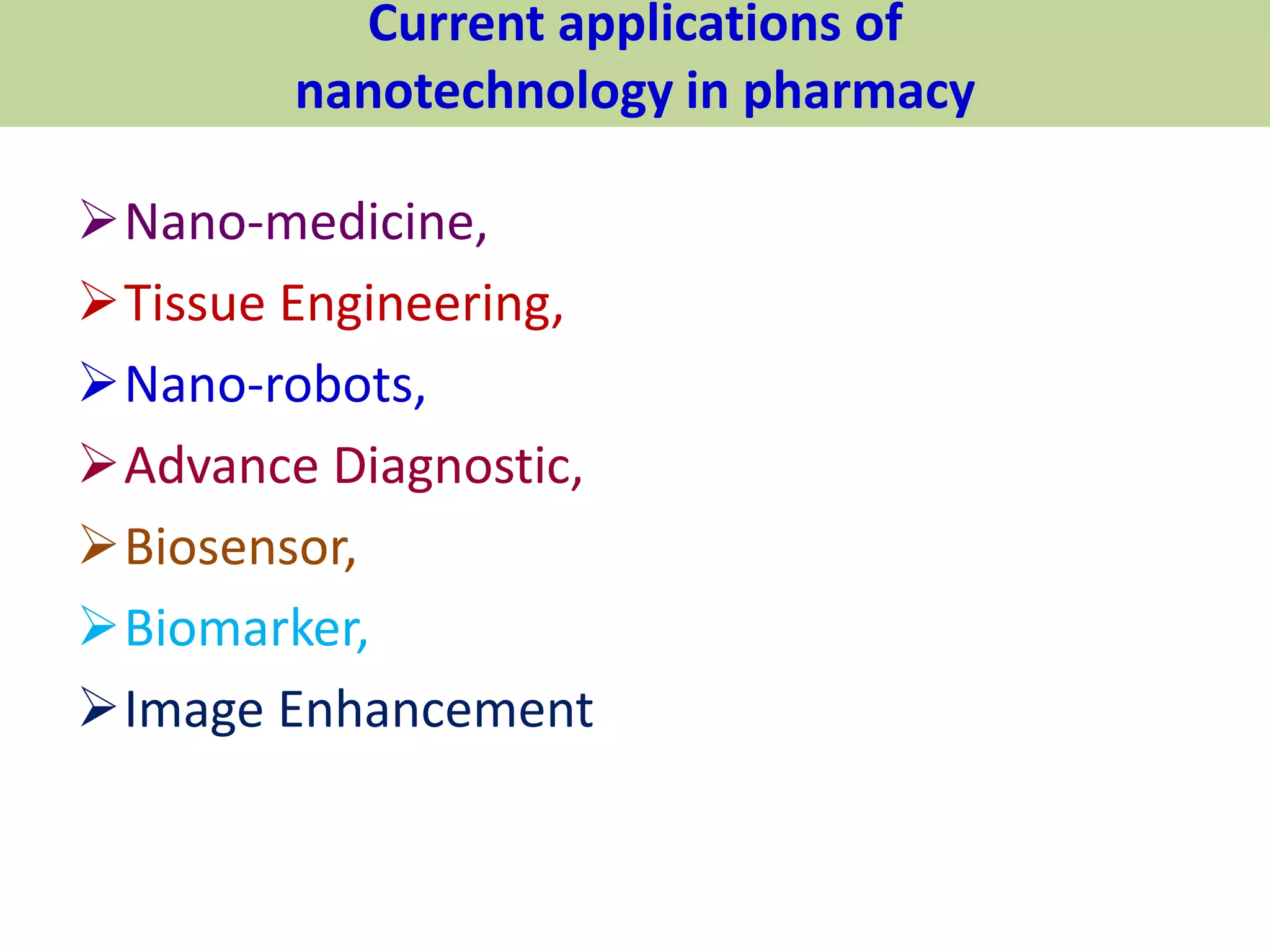 Applications of Nanomaterials | PDF