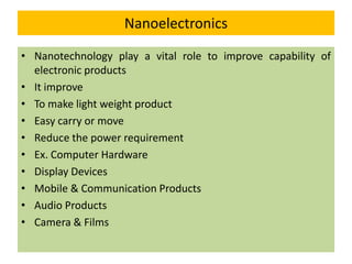 Applications of Nanomaterials | PDF