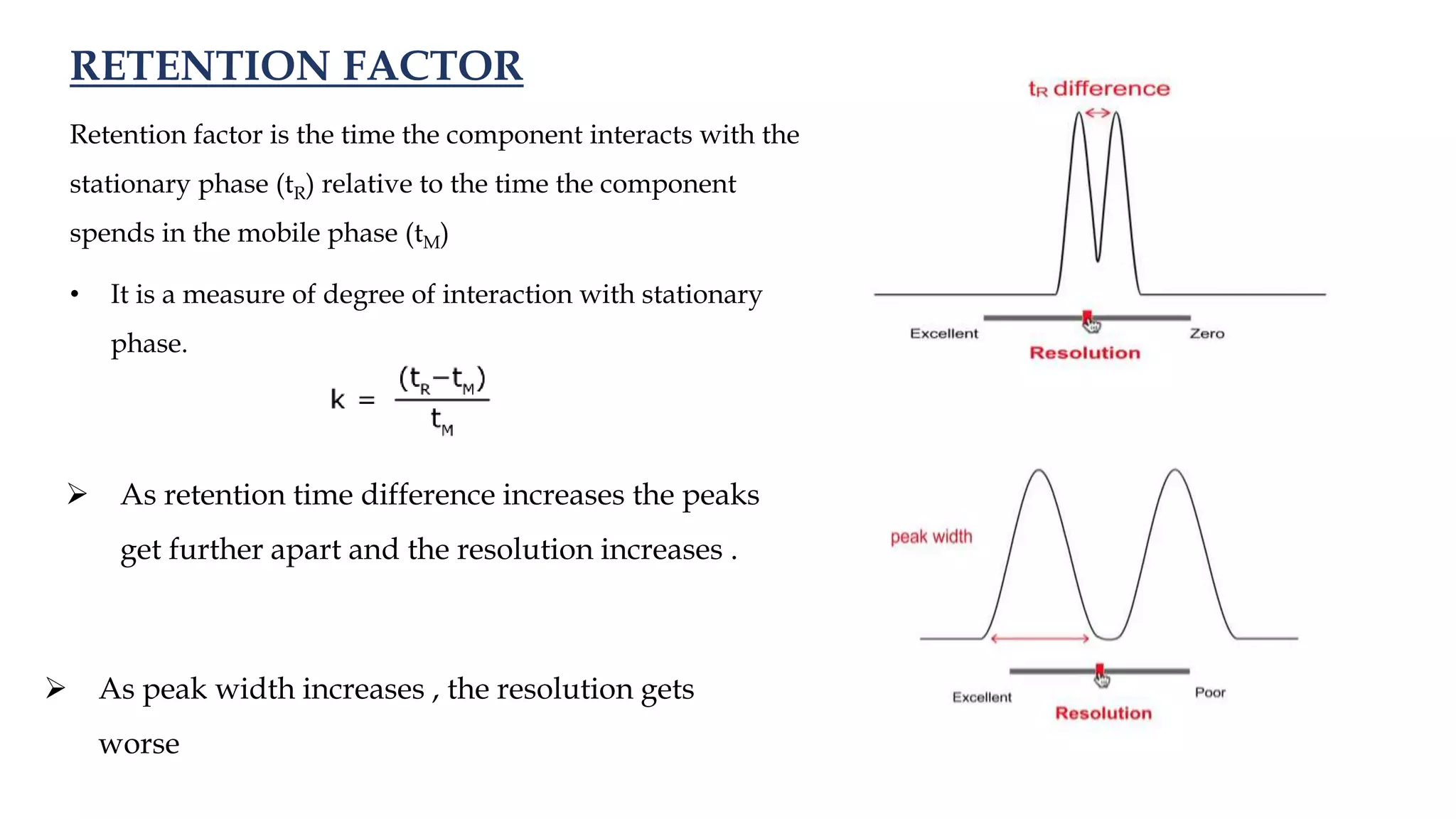 RESOLUTION AND APPLICATIONS OF HPLC | PPTX | Physics | Science
