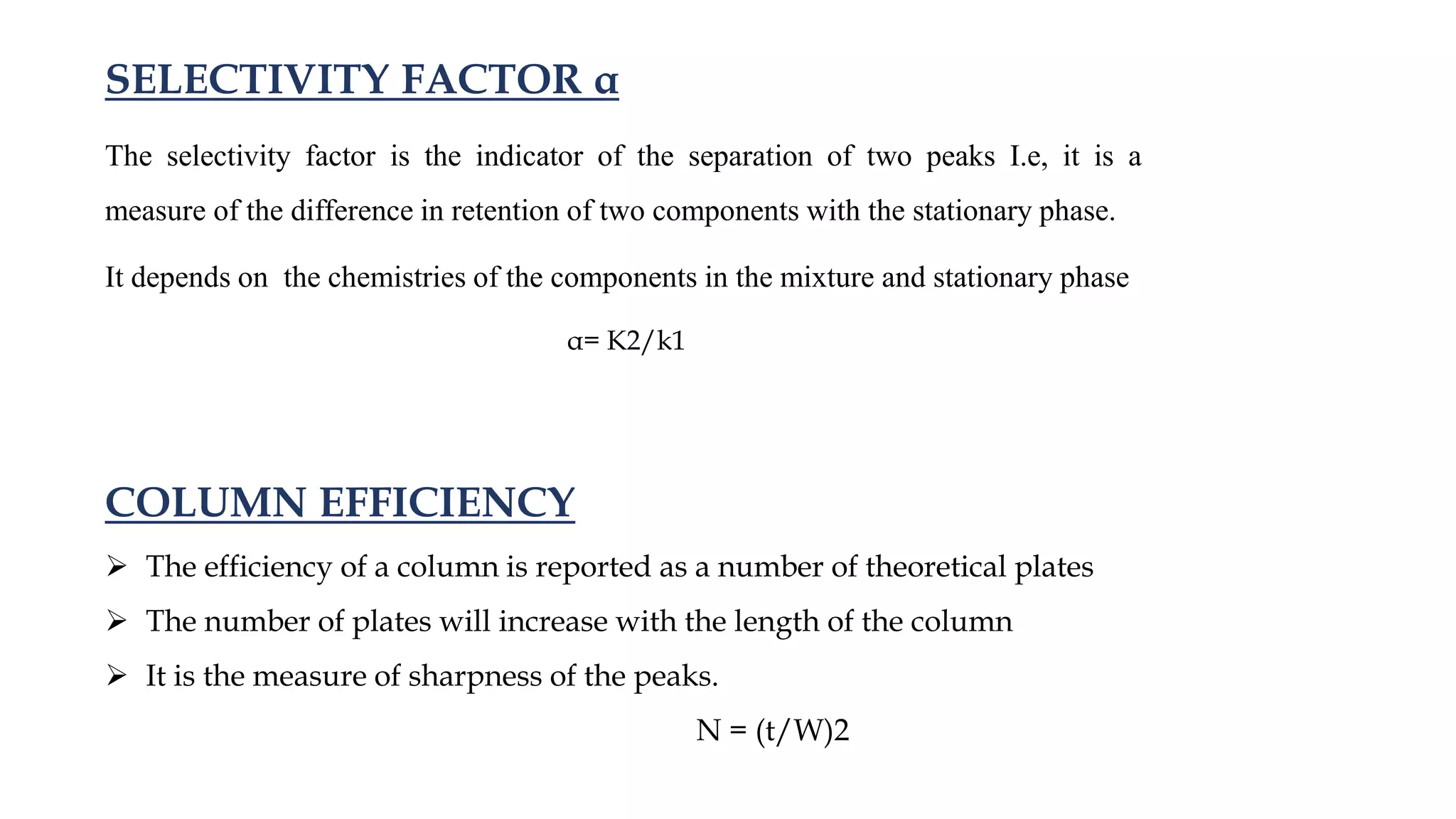 RESOLUTION AND APPLICATIONS OF HPLC | PPTX | Physics | Science