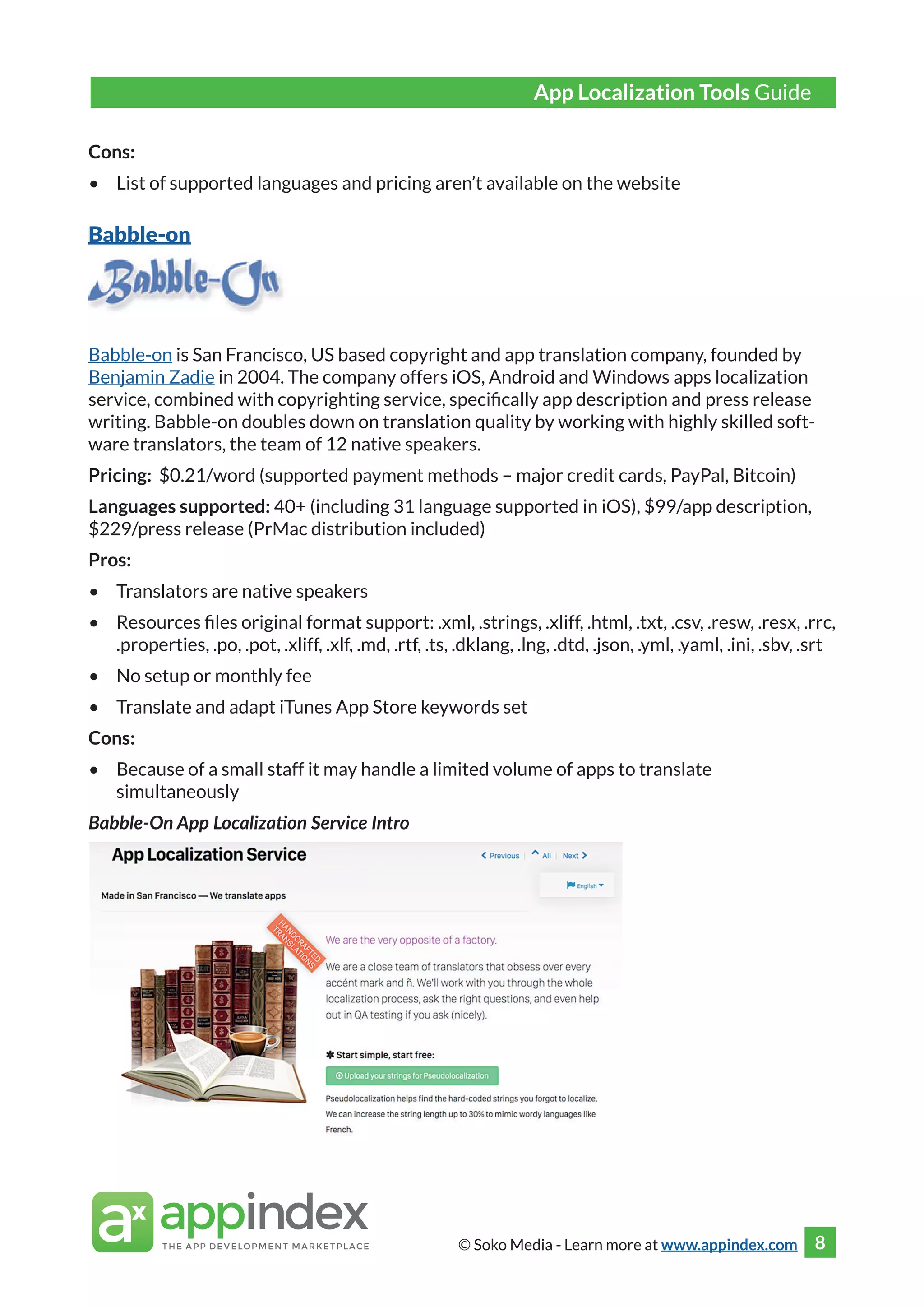 App Localization Tools Guide | PDF