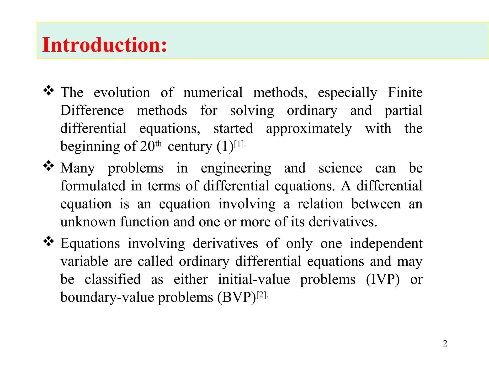Application Of Numerical Methods Finite Difference In Heat Transfer Ppt Physics Science