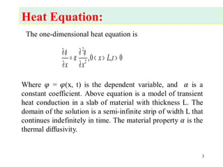 Application of Numerical Methods (Finite Difference) in Heat Transfer | PPT