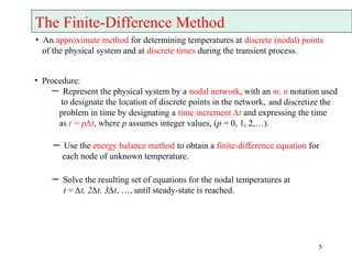 Application of Numerical Methods (Finite Difference) in Heat Transfer | PPT