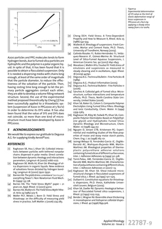 Static and Dynamic Yield Stresses of Aerosil® 200 Suspensions in ...