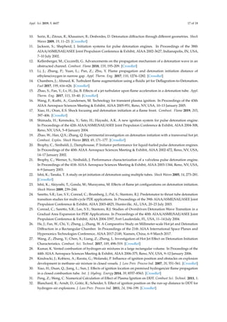 Numerical Simulations of hot jet detonation | PDF