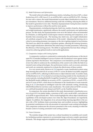 PLC-Controlled Intelligent Conveyor System with AI-Enhanced Vision for Efficient Waste Sorting | PDF
