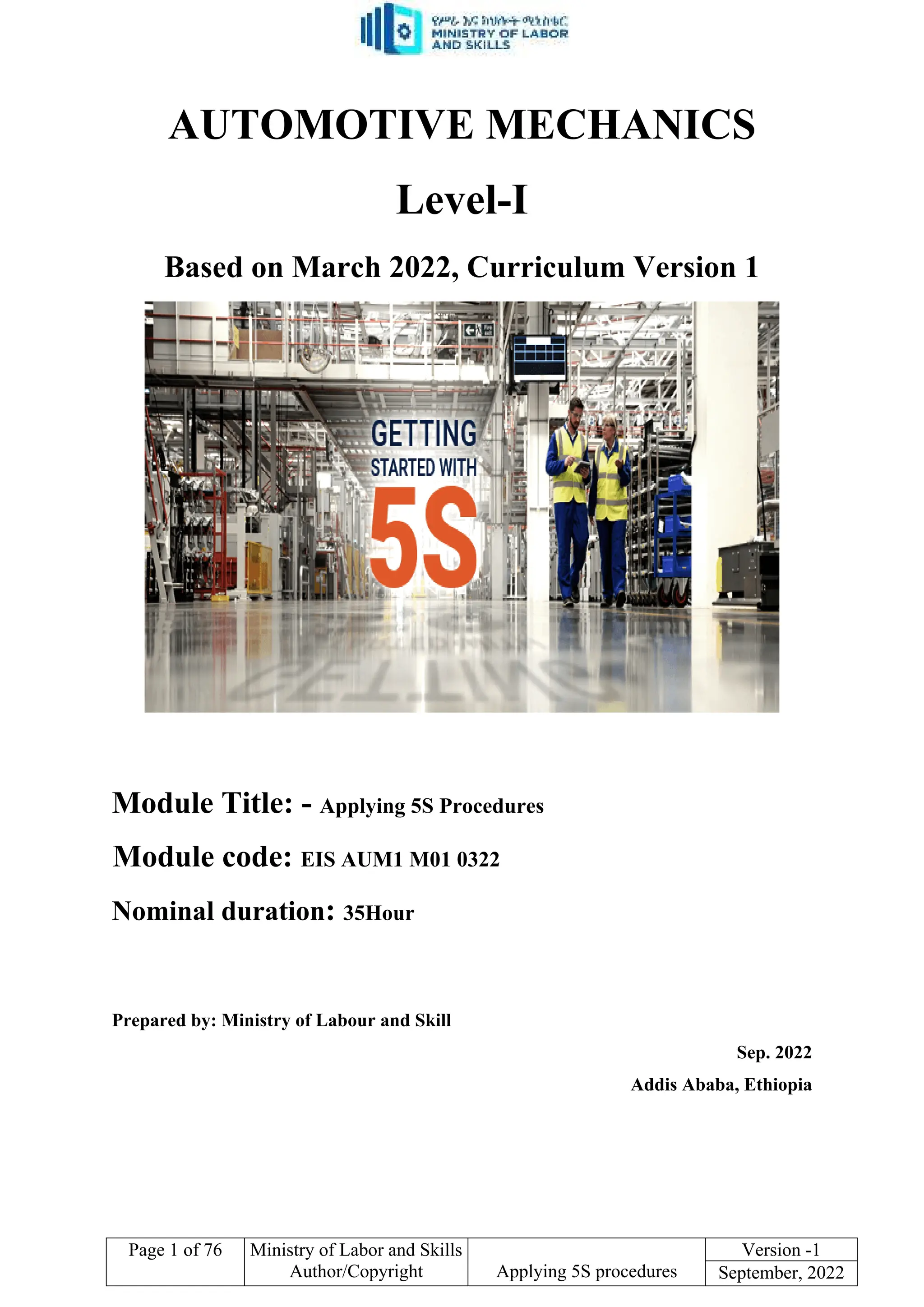 Apply 5S procedure for progressional .pdf