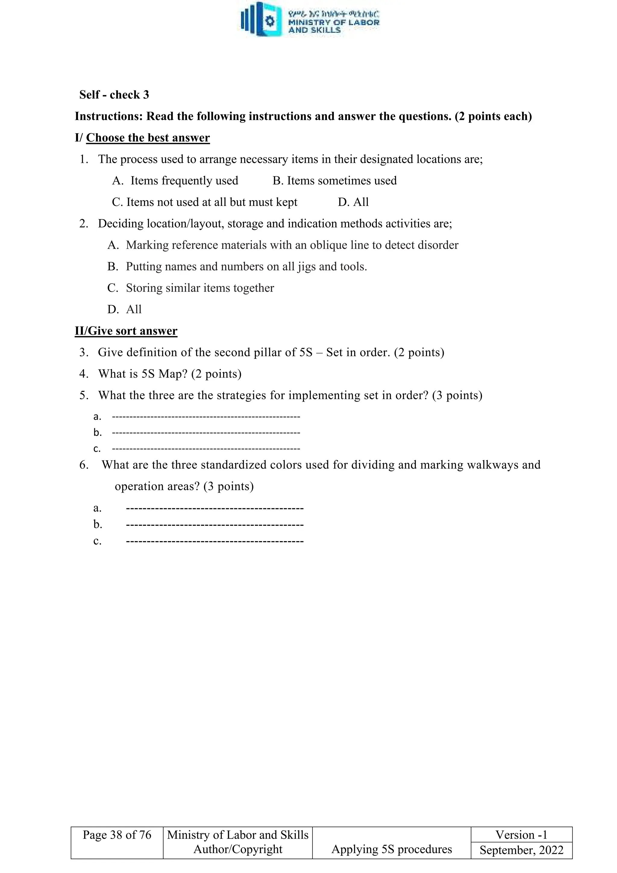 Apply 5S procedure for progressional .pdf