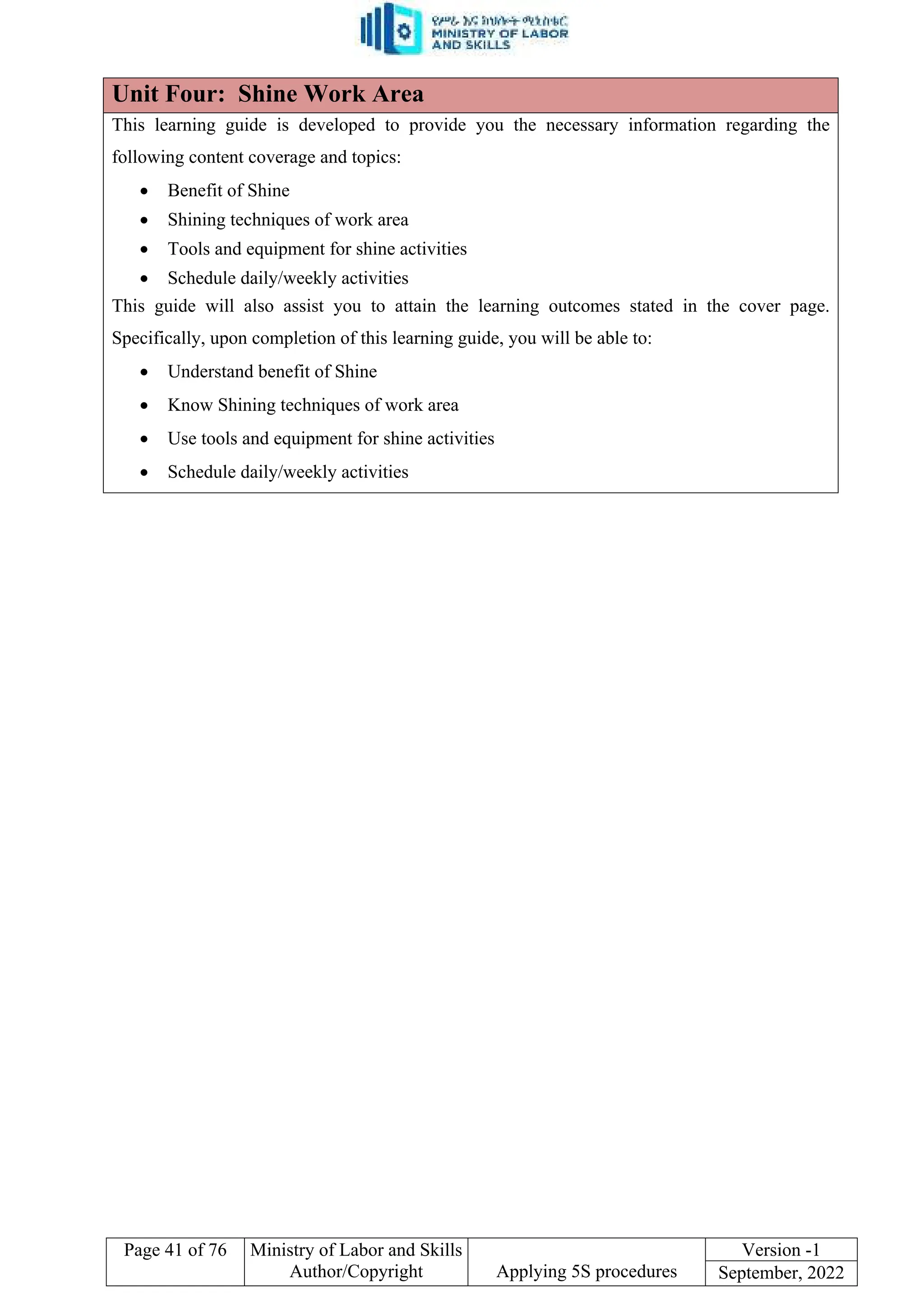 Apply 5S procedure for progressional .pdf