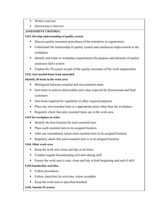 Apply 5 s procedures for both including Med.Lab..docx