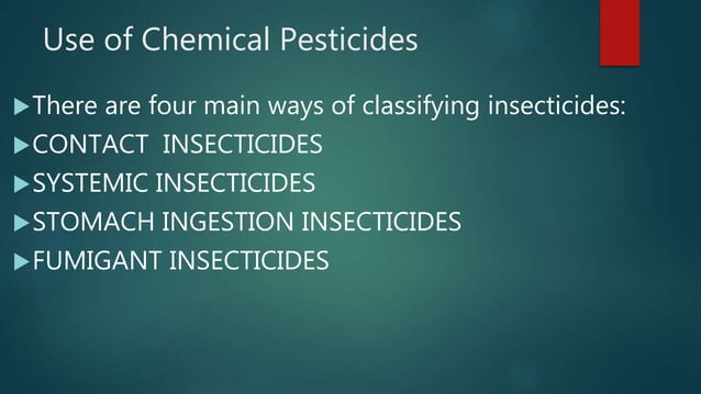 Apply chemical control measures | PPT